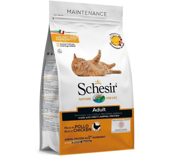 Schesir Dry Adult Cat Chicken – 1,5 kg