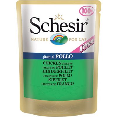 Schesir Kitten Piletina preliv – 12×100 g