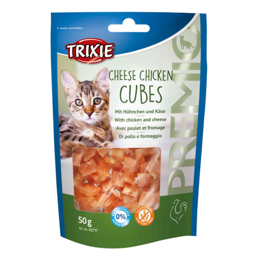 Trixie Premio Cheese Chicken Cubes – 50 g