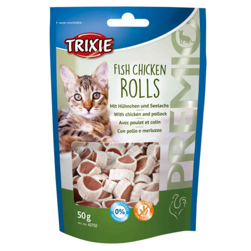 Trixie Premio Fish Chicken Rolls – 50 g