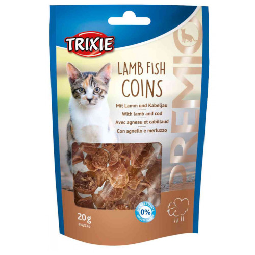 Trixie Premio Lamb Fish Coins – 20 g