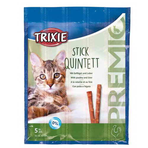 Trixie Premio Stick Quintett Poultry Liver – 25 g