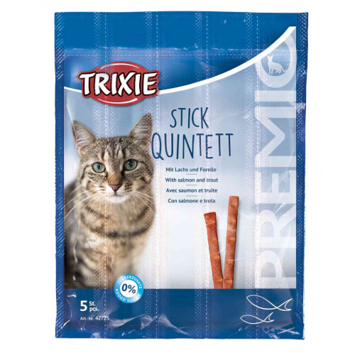 Trixie Premio Stick Quintett Salmon Trout – 25 g