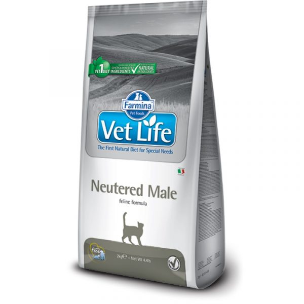 Vet Life Neutered Male – 2 kg