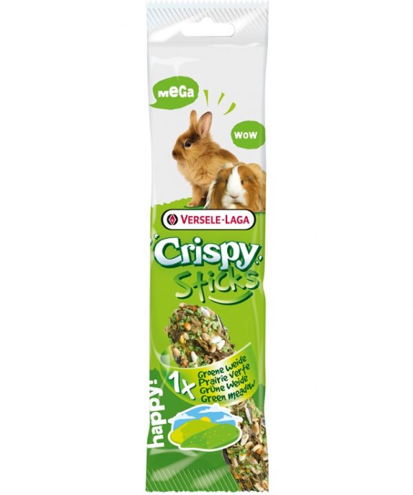 Versele Laga Crispy 1 Mega Stick Rabbits-Guinea Pigs Green Meadow – 70 g