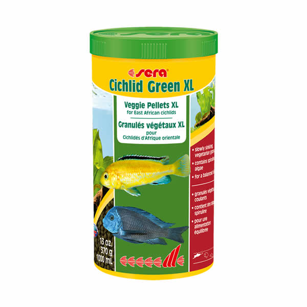 Sera Cichlid Green XL – 370 g