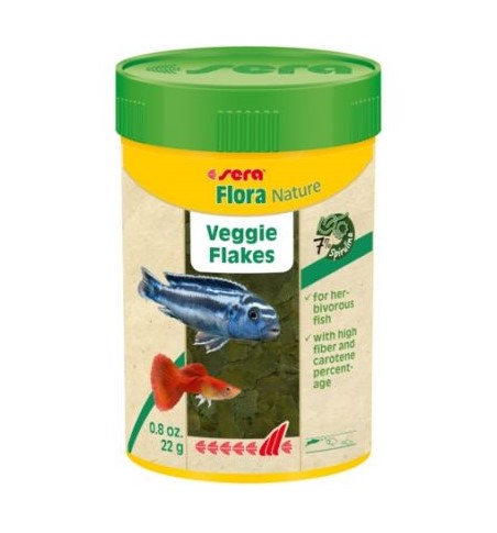 Sera Flora Nature Veggie Flakes – 100 ml