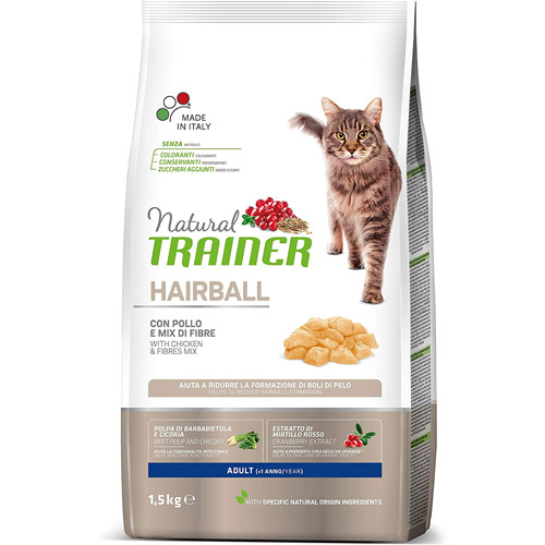 Trainer Natural Cat Hairball Piletina 300 g