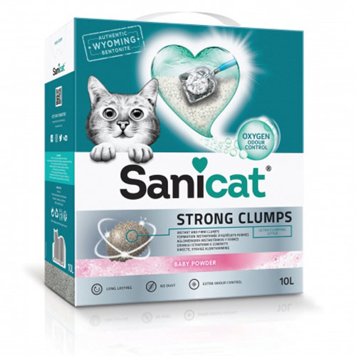 Sanicat posip za mačke Strong Clumps 6 l