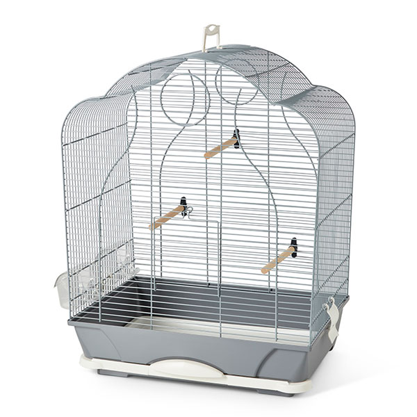 Savic kavez za ptice Isabelle Sivi