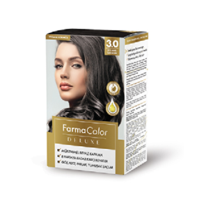 FARMA COLOR DELUXE Krema za farbanje koser,50ml Dark Brown 3.0