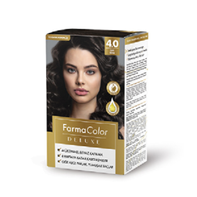 FARMA COLOR DELUXE Krema za farbanje kosu,50ml Brown 4.0