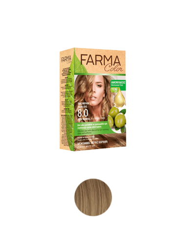 FARMA COLOR Farba za kosu ,50ml Light Blonde 8.0