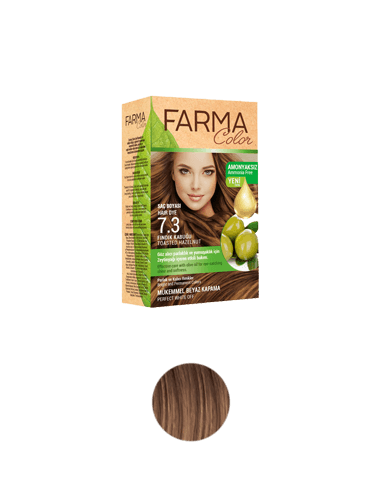 FARMA COLOR Farba za kosu ,50ml Toasted Hazelnut 7.3