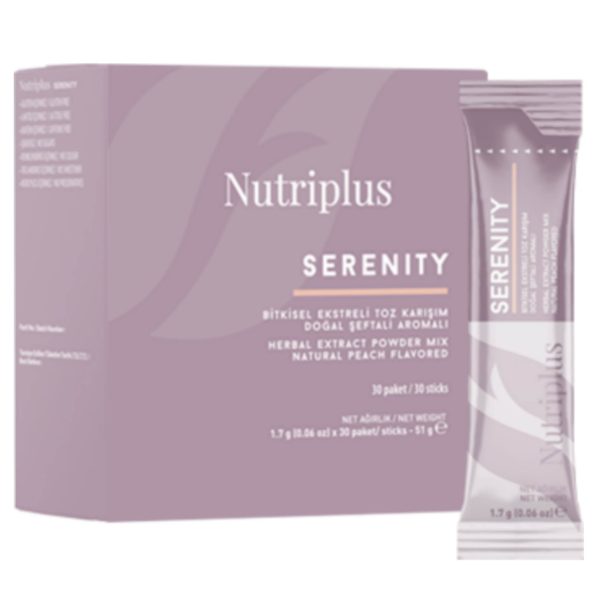 Nutriplus Serenity biljni čaj sa ukusom breskve,30 x 17g