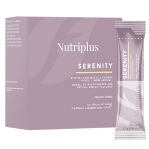 Nutriplus Serenity biljni čaj sa ukusom limuna,30 x 17g