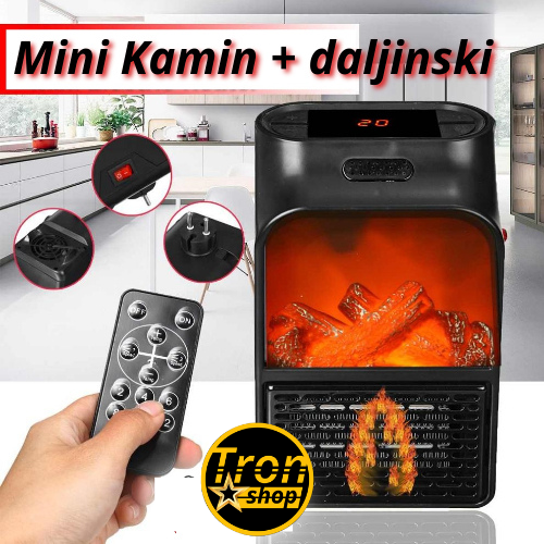 Mini kamin ekspres grejalica Flame Heater 500-1000w