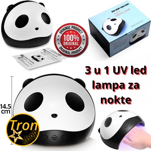 ORIGINAL 3 U 1 UV LED LAMPA ZA NOKTE -PANDA