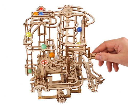 Ugears 70177 Marble Run Spiral Hoist