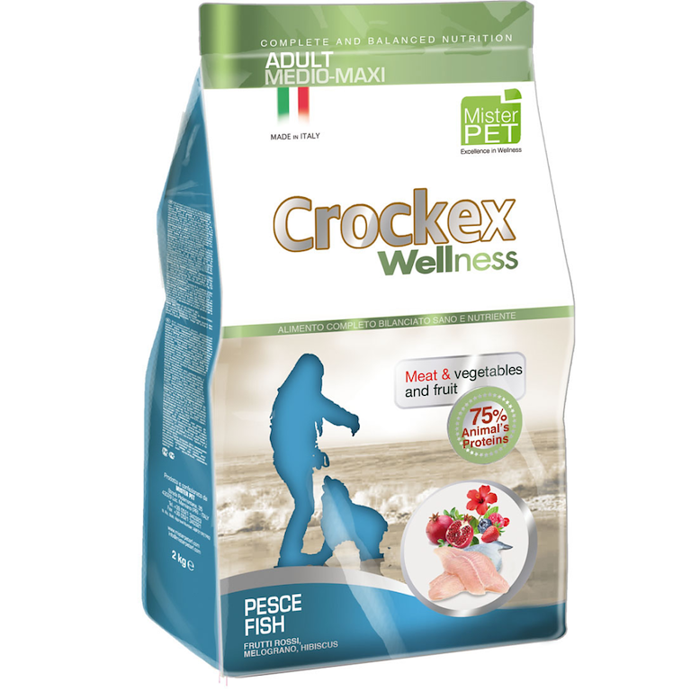 MisterPet Crockex Adult Medium&Maxi - Fish 12kg