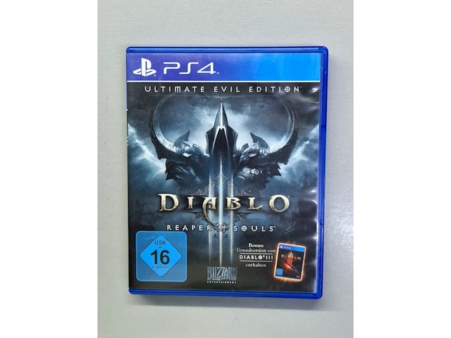 Diablo III Reaper of Souls Ultimate Evil Edition   PS4