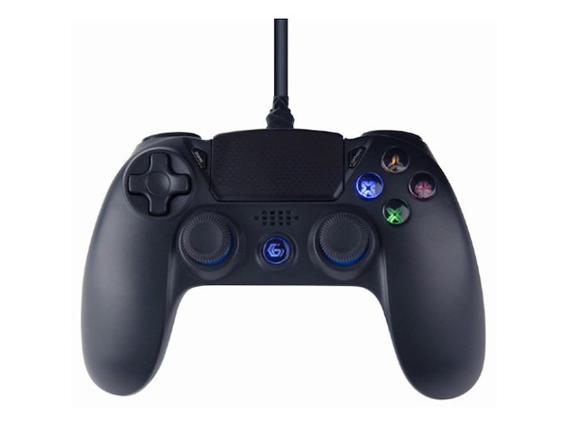 JPD-PS4U-01 Gembird USB 2.0 analog vibration gamepad, PlayStation 4 / PC, 3m black