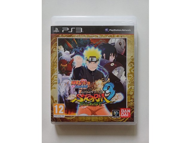 PS3 igra - Naruto: Ultimate Ninja STORM 3 Full Burst