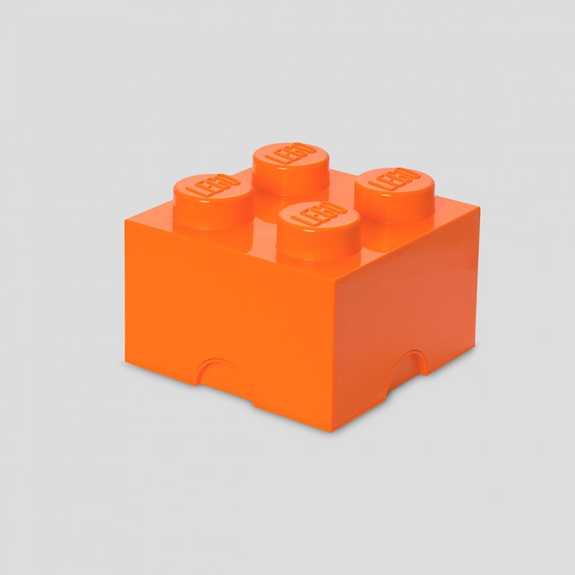 LEGO kutija za odlaganje (4): Jarko narandžasta