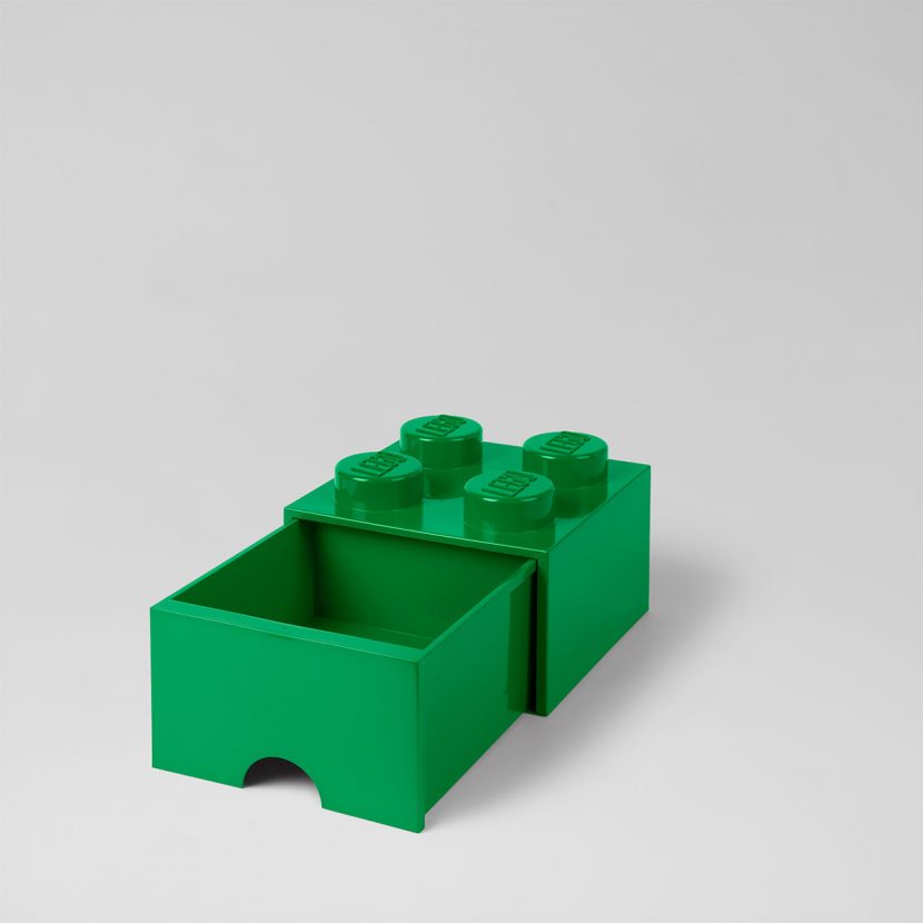 LEGO fioka (4): Tamnozelena