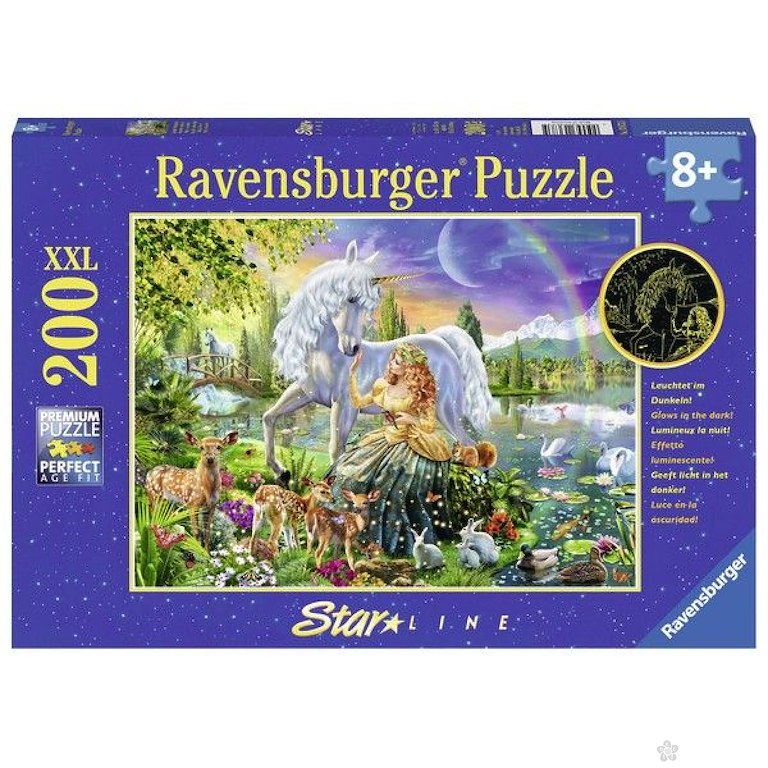 Ravensburger puzzle (slagalice) - Svetleći jednorog RA13673