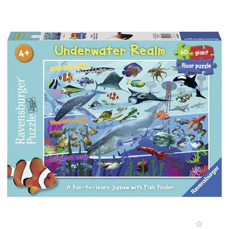 Ravensburger puzzle (slagalice) - Podvodne životinje RA07347