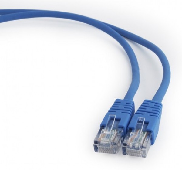 PP12-0.25M/B Gembird mrezni kabl, CAT5e UTP Patch cord 0,25m blue