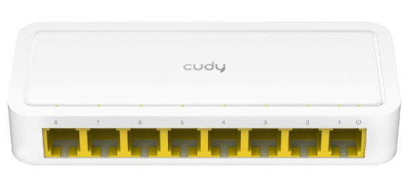 Cudy FS108D LAN 8-Port 10/100 Switch auto-negotiation RJ45 ports