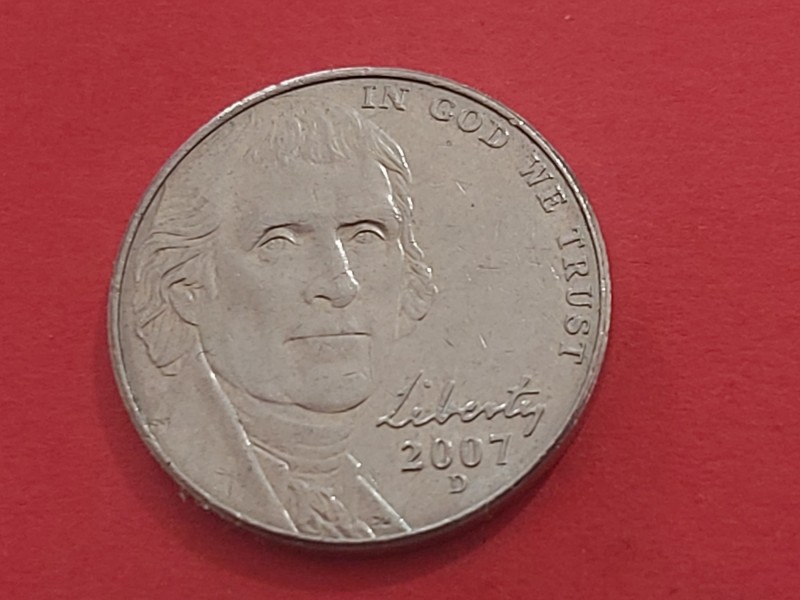 USA - five cent 2007 god d