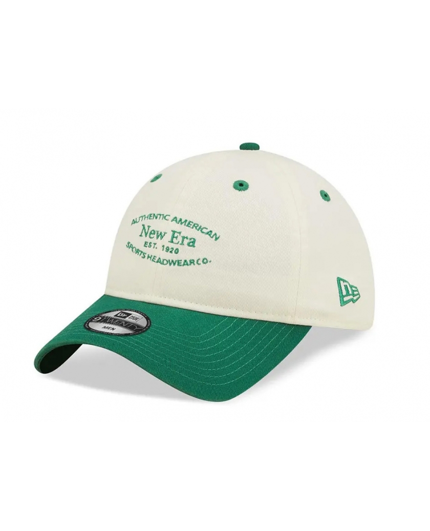 NEW ERA EST. 1920 CONTRAST STONE GREEN TWO TONE 9TWENTY CAP