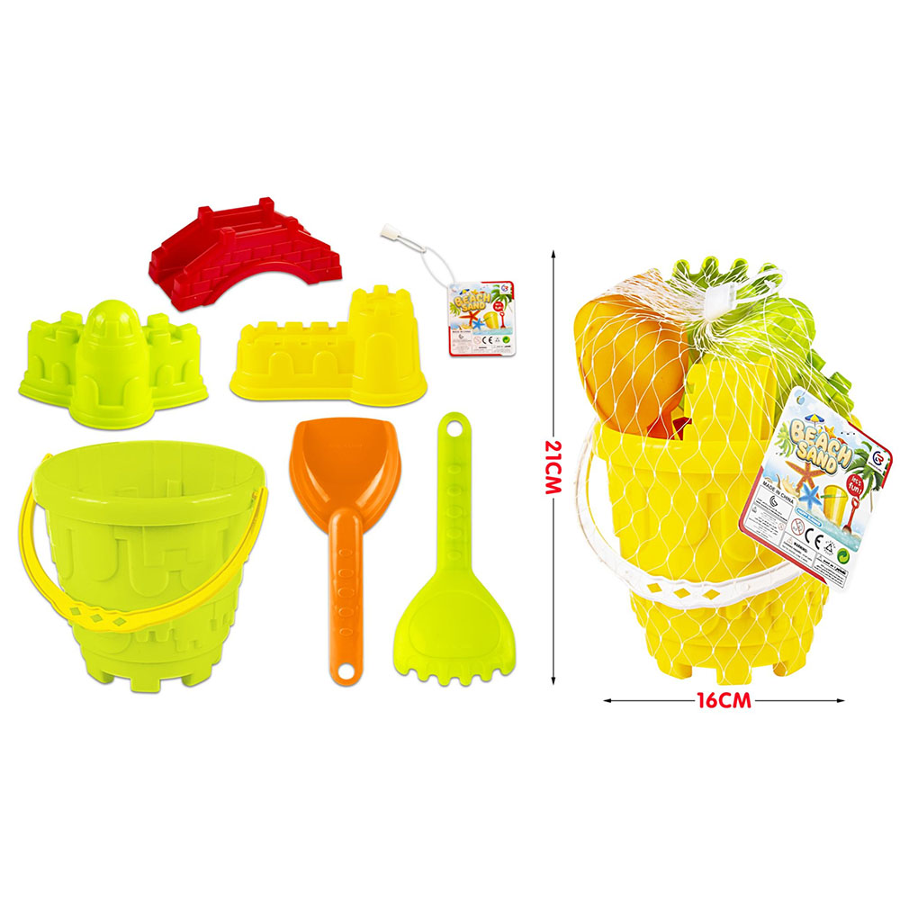 SET IGRAČKA ZA PLAŽU PESAK 6/1 ZELENI