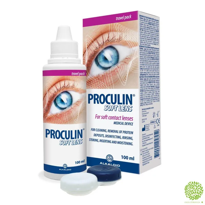 Proculin Soft Lens Travel Pack 100ml