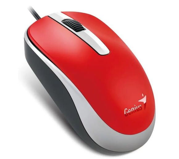 Genius - Genius Mouse DX-120 USB, RED