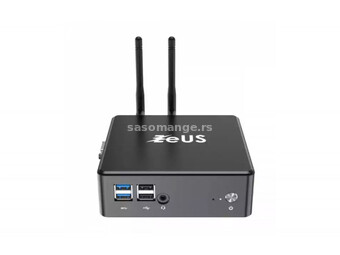 Mini PC Zeus MPI10-i323 Intel i3-1115G4 2C 4.1 GHz/DDR4/LAN/Dual WiFi/BT/HDMI/DP/USB C/ext ANT