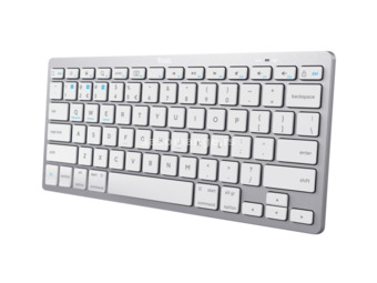 TRUST tastatura Basic Bluetooth, US, bela