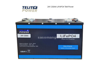 TelitPower 24V 230Ah TPB-LFP24230 LiFePO4 akumulator ( P-2784 )