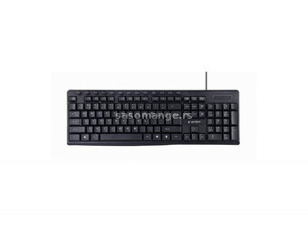 Multimedia Keyboard US, USB, Black