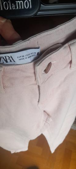 Skinny džins Zara roza S