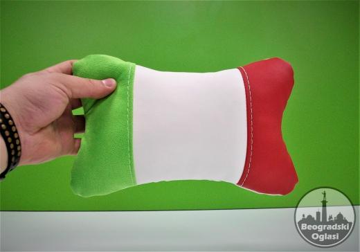 ERGONOMSKI AUTO JASTUK za vrat - Italian Flag - NOVO