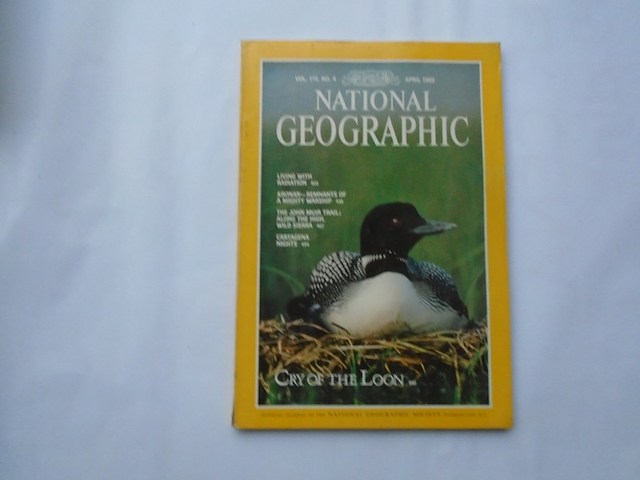 National geographic ENG apr 89, Cry of the loon