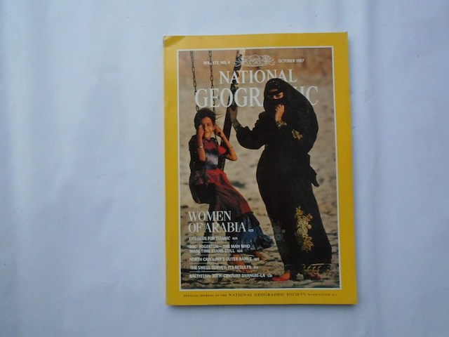 National geographic ENG okt 87, Woman of Arabia