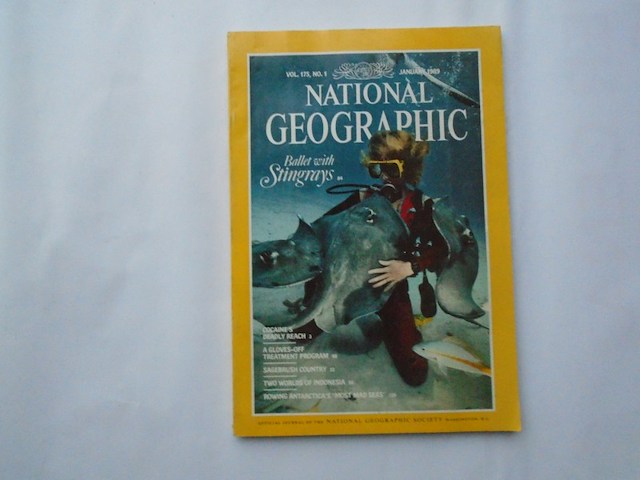 National geographic ENG jan 89, Kokain, Stringrays