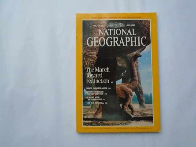 National geographic ENG jun 89, Dinosauri