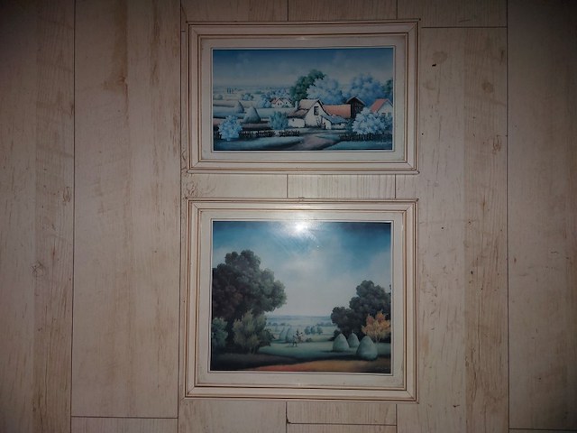 Sava Stojkov reprodukcija, slike sa drvenim ramom