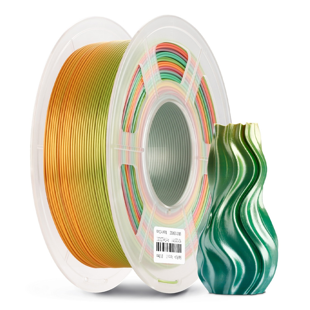 Silk PLA Filament 1000g Rainbow